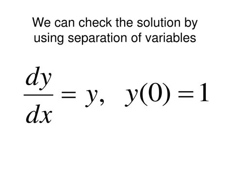 Ppt Picards Method For Solving Differential Equations Powerpoint Presentation Id 6015775