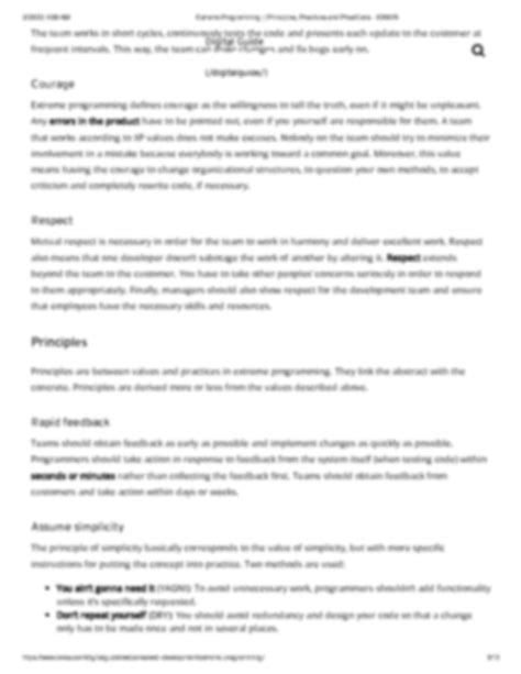 SOLUTION Extreme Programming Principles Practices And Pros Cons Ionos Studypool