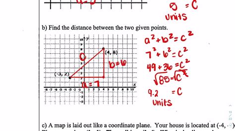 Pythagorean Theorem In Coordinate Plane
