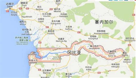 甘比亞 甘比亞共和國 歷史沿革 自然環境 區域位置 地形地貌 氣候特徵 水系分布 中文百科全書