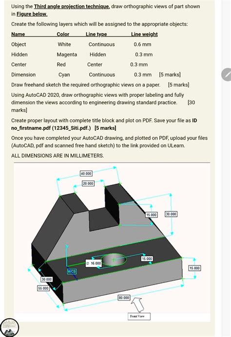Please Draw Using Autocad And Show Fully Dimensions Need Asap In 35
