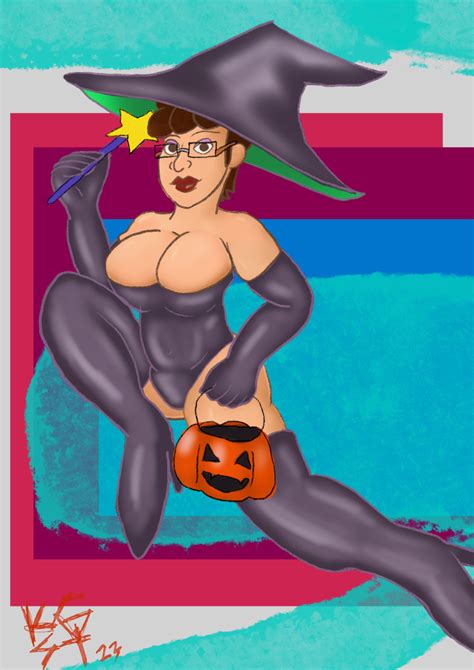 Rule 34 Busty Curvy Female Female Only King Of The Hill Milf Peggy Hill Witch Costume Witch