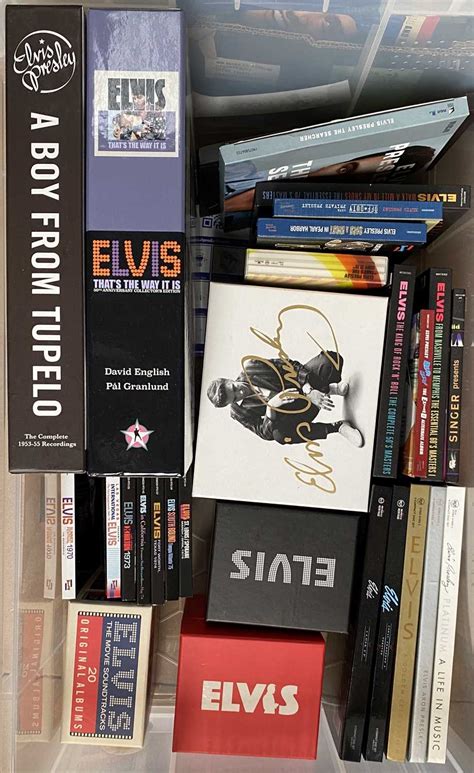Lot 1098 Elvis Presley Cd Box Sets