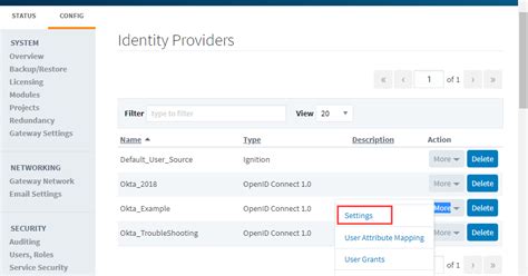 Troubleshooting Identity Providers Ignition User Manual
