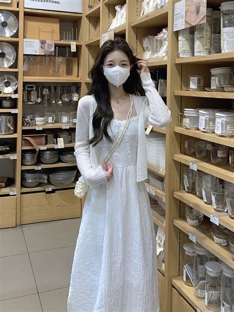 무료당일출고 여름 썸머 긴팔 시스루 볼레로 가디건 나시 뷔스티에 민소매 스퀘어넥 롱원피스 바캉스 휴양지룩