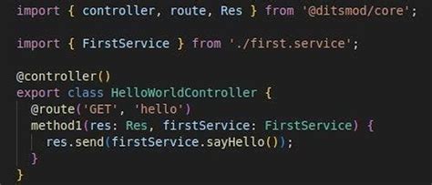 Ditsmod New Nodejs Webframework Writen In Typescript Rditsmod
