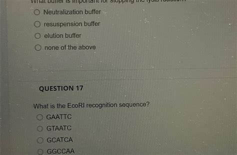 Solved Neutralization Bufferresuspension Bufferelution