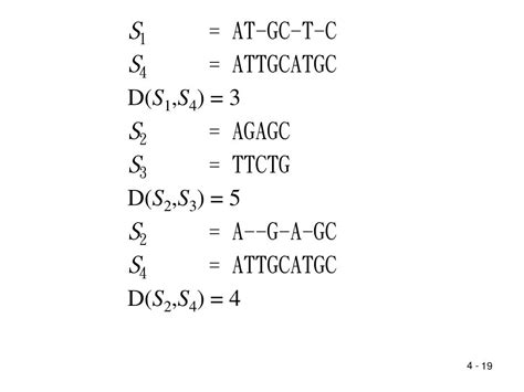 ppt chap 4 the sequence alignment problem powerpoint presentation