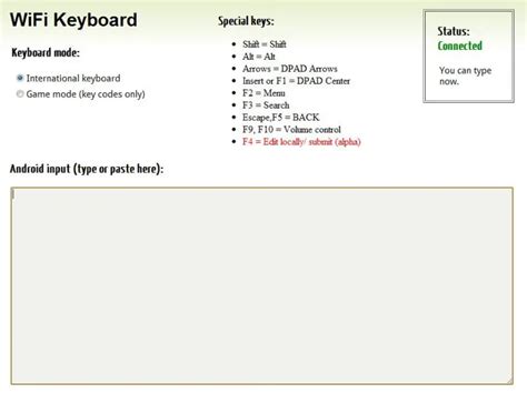 WiFi Keyboard Typing On Your Mobile With Your Computer S Keyboard