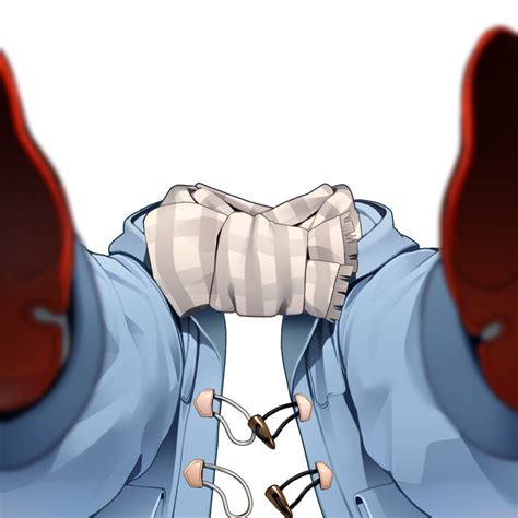 Nejime Original Commentary Request 1other Blue Coat Clothes Only Coat Duffel Coat