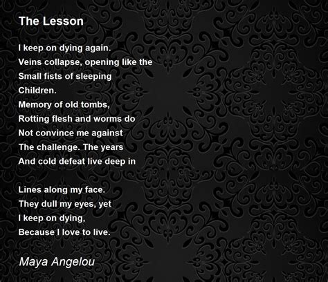 Maya Angelou Poems Mokasinsun