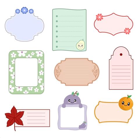 Blank Label Template