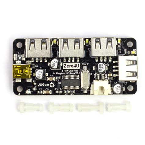 Buy Zero4u 4 Port Usb 20 Hub For Raspberry Pi Zero 1 And 2w At The