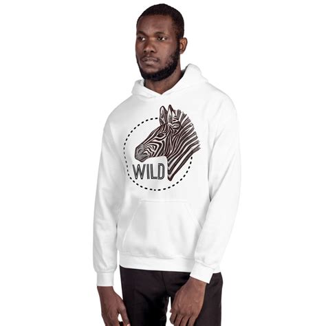 Wild Zebra Hoodie Unisex Hoodie Etsy
