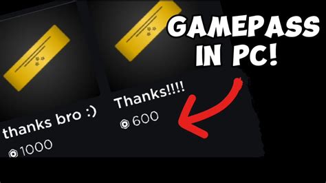 How To Create A Gamepass For Pls Donate On Roblox PC YouTube