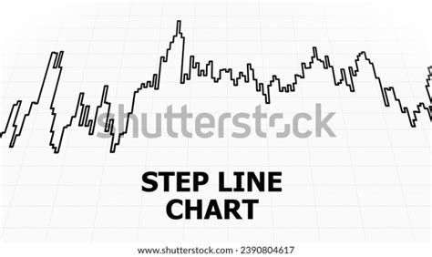 Step Line Chart Indicator Financial Markets Stock Vector Royalty Free Step Line Chart Indicator Financial Markets Stock Vector Royalty Free