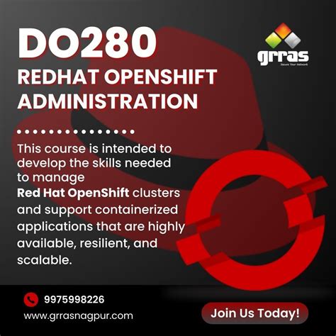 Grras Solution Pvt Ltd On Linkedin Grrasinfotech Grrasnagpur Rhcsa Redhat Openshift