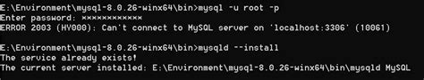 解决can‘t Connect To Mysql Server On ‘localhost3306‘ 10061 阿里云开发者社区