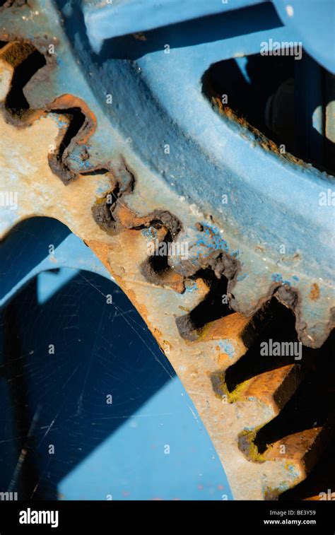Teeth On Gearwheels Stock Photo Alamy
