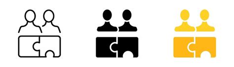 퍼즐 라인 아이콘 미해결 퍼즐 문제 수수께끼 해결 창의적 사고 Conceptvector 아이콘 라인 검정 및 흰색 배경에 화려한