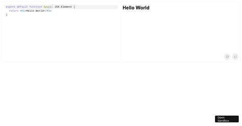 Sandpack Project Forked Codesandbox