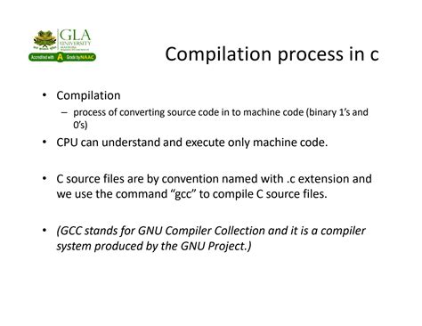 SOLUTION Lect Programming Logic Using C Compilation Process Of C Program Studypool