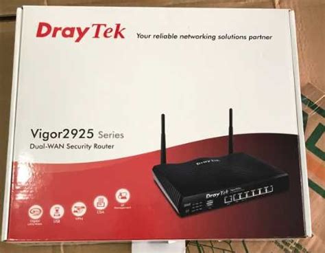 Draytek Vigor 2925 Dual Wan Router Firewall Covilhã E Canhoso • Olx