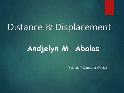 Distance Displacement Speed And Velocity Notes [autosaved] Ppt