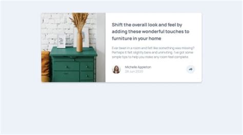 Frontend Mentor Article Preview Component Coding Challenge Solution