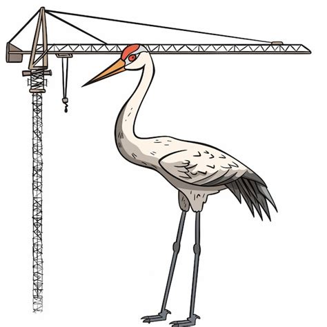 Cartoon Crane Illustration Images Free Download On Freepik
