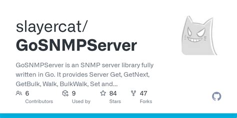 Github Slayercat Gosnmpserver Gosnmpserver Is An Snmp Server Library Fully Written In Go It