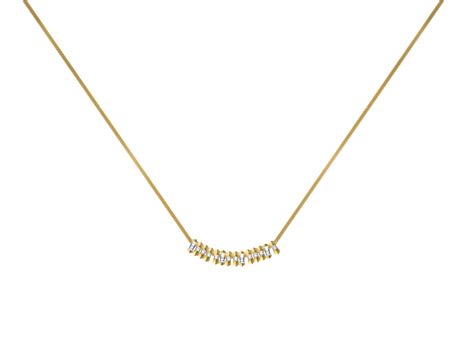 Dot Dash Diamond Morse Code Necklace Brave Jessie V E