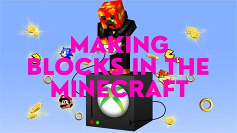 Making Blocks In The Video Game Minecraft Minecraft Minecraft Mods