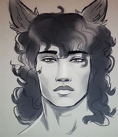 A Lazy Grayscale Drawing Of My Pc Noah Lol Drawing Ccs Once I Decide On Their Facial Features