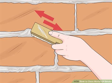 Ways To Clean Mortar Off Bricks WikiHow