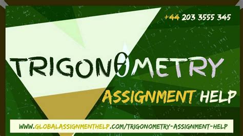 Trigonometry Assignment Help Online Trigonometry Writing Services By Experts