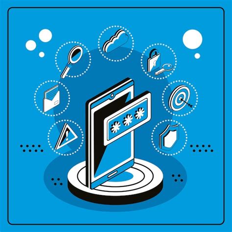 Premium Vector Smartphone And Cyber Fraud