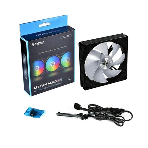 Lian Li Unifan AL120 Ανεμιστήρας Case Fan ARGB PWM 120mm Μαύρο