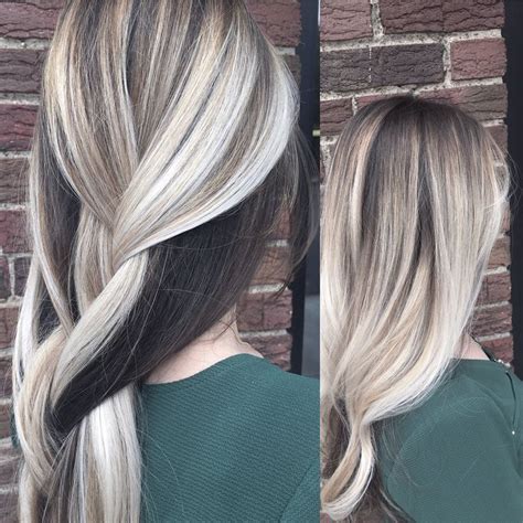 Blonde Balayage Icy Blonde Hair Blonde Hair Dark Underneath Icy
