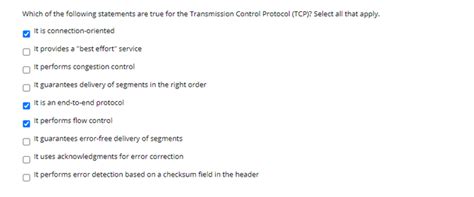 Solved A Link Layer Protocol Performs Framing Using Byte