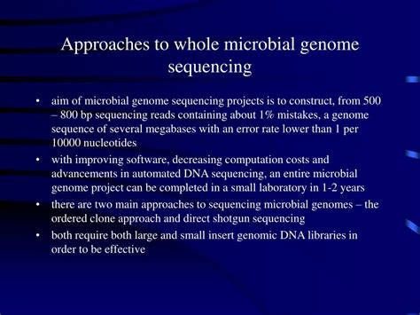 Ppt Microbial Genomes Powerpoint Presentation Free Download Id88315