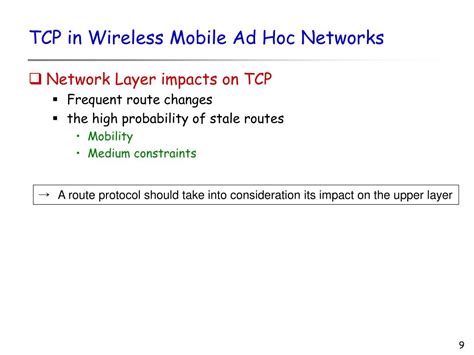 Ppt Tcp In Wireless Networks Powerpoint Presentation Free Download