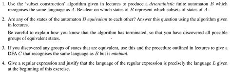 Solved Consider The Non Deterministic Finite Automaton A A
