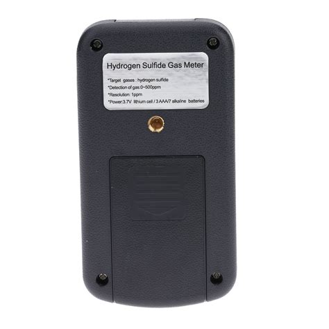 Professional Hydrogen Sulfide Gas H S Meter Detector Gas Analyzer Temperature Measurement LCD