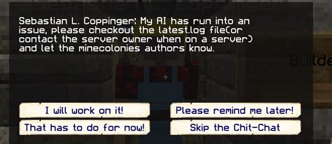 1152 Builder Ai Issue · Issue 5594 · Ldtteamminecolonies · Github