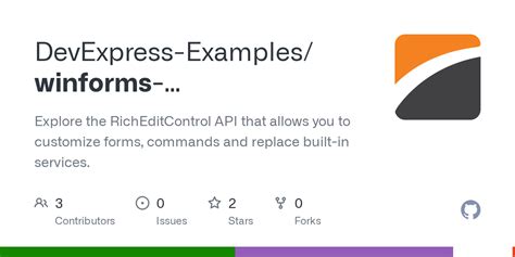 Github Devexpress Exampleswinforms Richeditcontrol Common Api