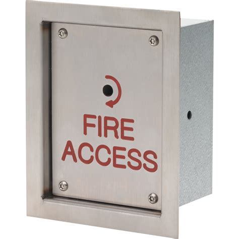 Firemans Override Switch Drop Key In Surface Flush Mount
