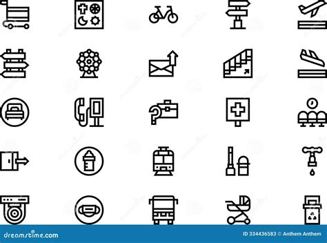 Wayfinding Icons Disabled Sign Set Way Finding Symbols Accessible