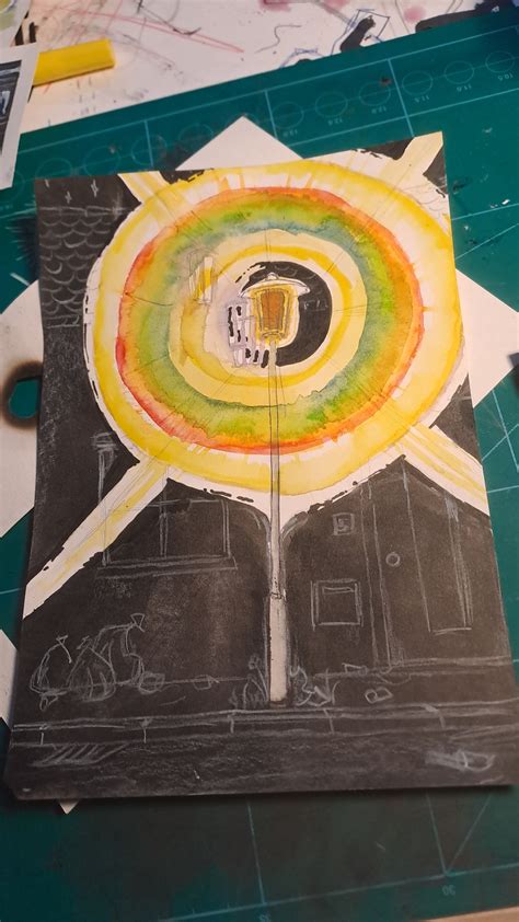 I Tried To Make Something Positive Out Of My Hppd So I Tried To Draw It R Hppd