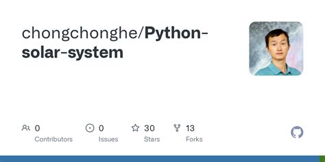github chongchonghe python solar system